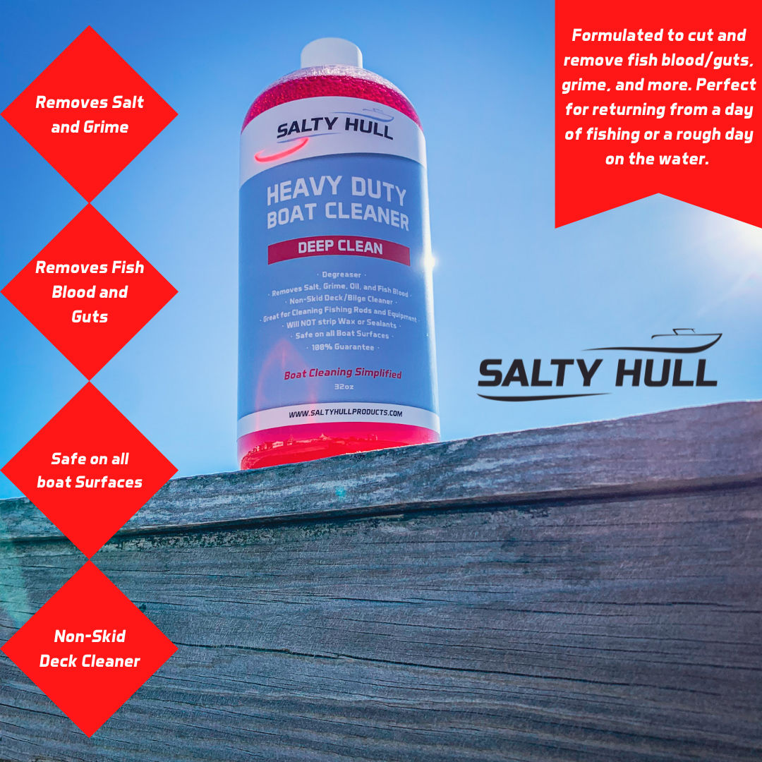 Heavy Duty Boat Cleaner | Fish Blood/Chum, Guts/Salt, Grime Wash ...