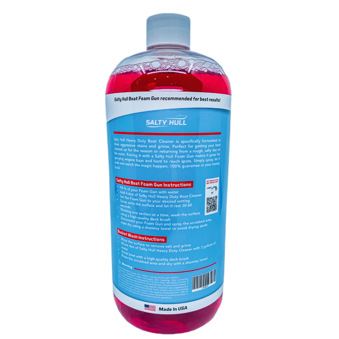 Heavy Duty Boat Cleaner | Fish Blood/Chum, Guts/Salt, Grime Wash ...